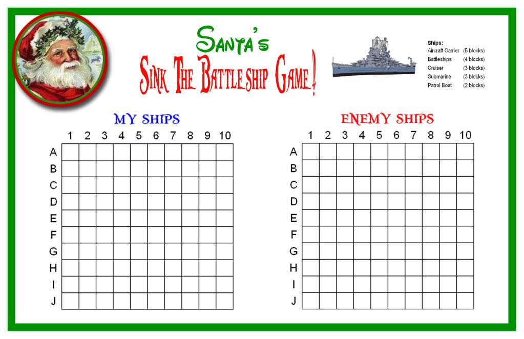 Blank Battleship Grid