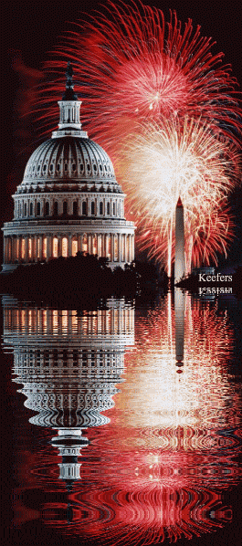 Animated Fireworks 4th Of July